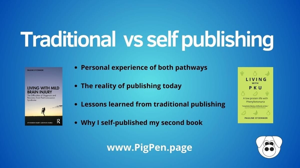 Traditional publishing vs self publishing personal experience Traditional publishing vs self publishing personal experience